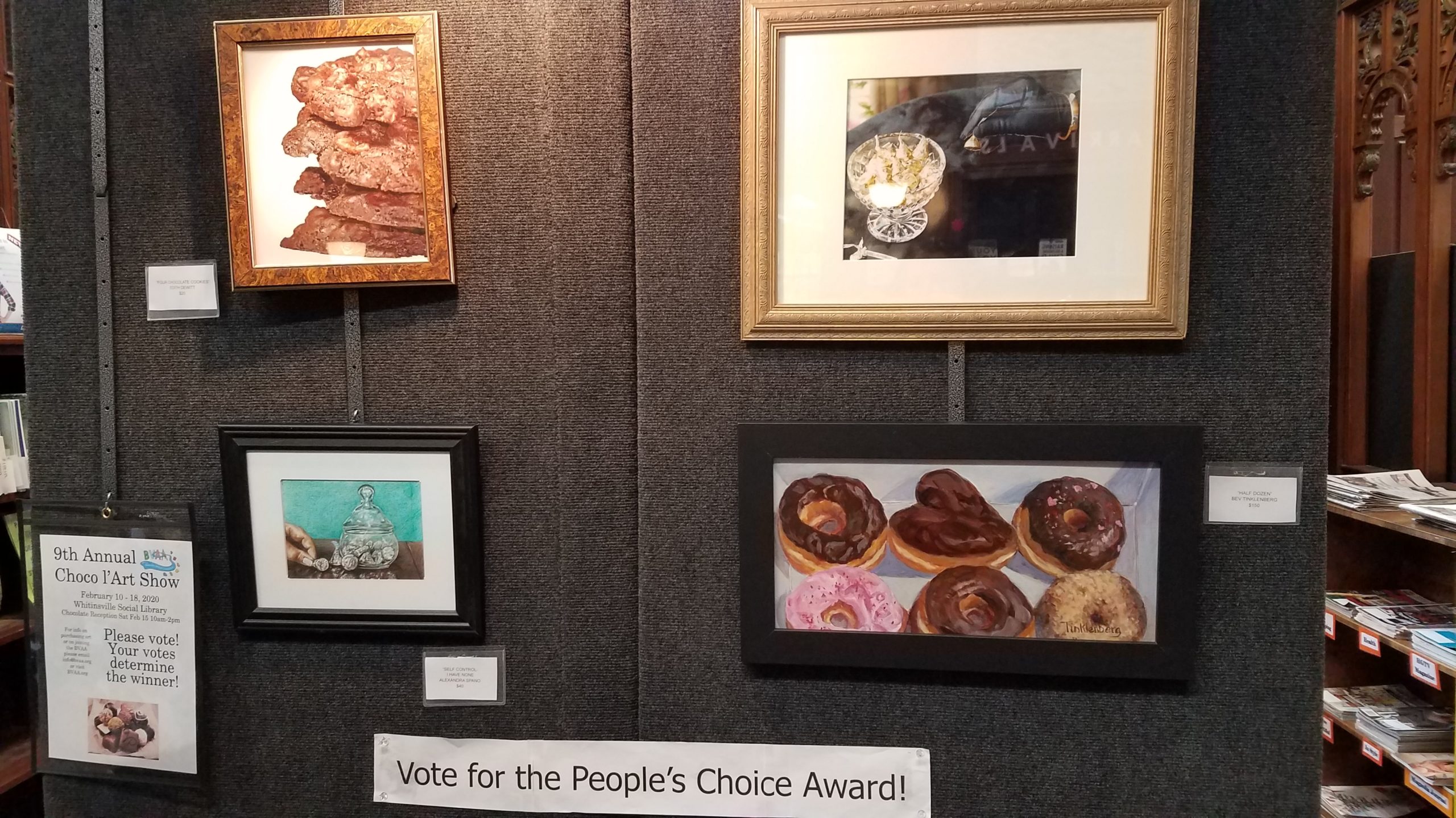 Choco l’Art Whitinsville Library Setup 2020 – Blackstone Valley Art ...