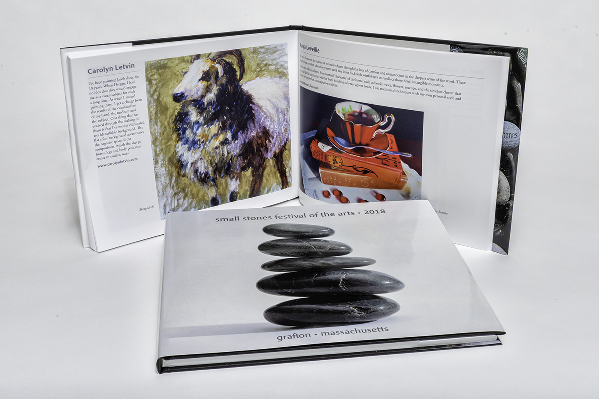 Small Stones 2023 Hardcover Art Book – Blackstone Valley Art Association