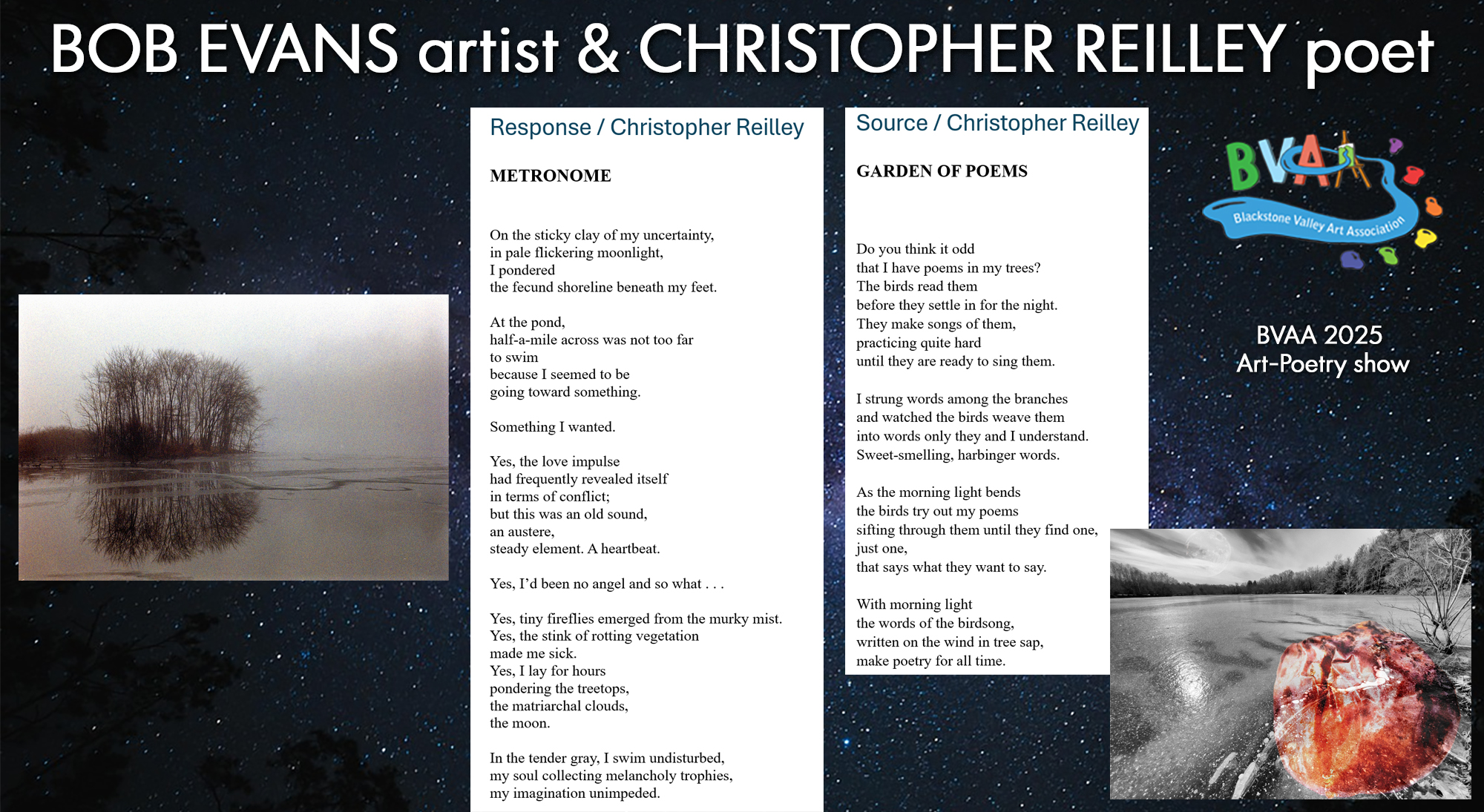 Art Poetry 2025 – Bob Evans and Christopher Reilley – Blackstone Valley ...
