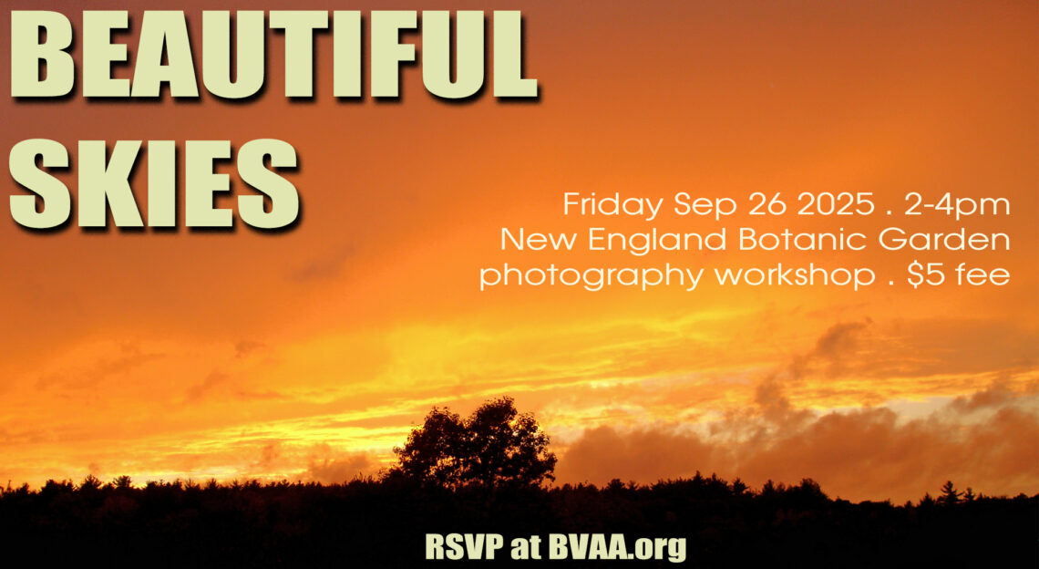 Beautiful Skies Photography Workshop at New England Botanic Garden at ...